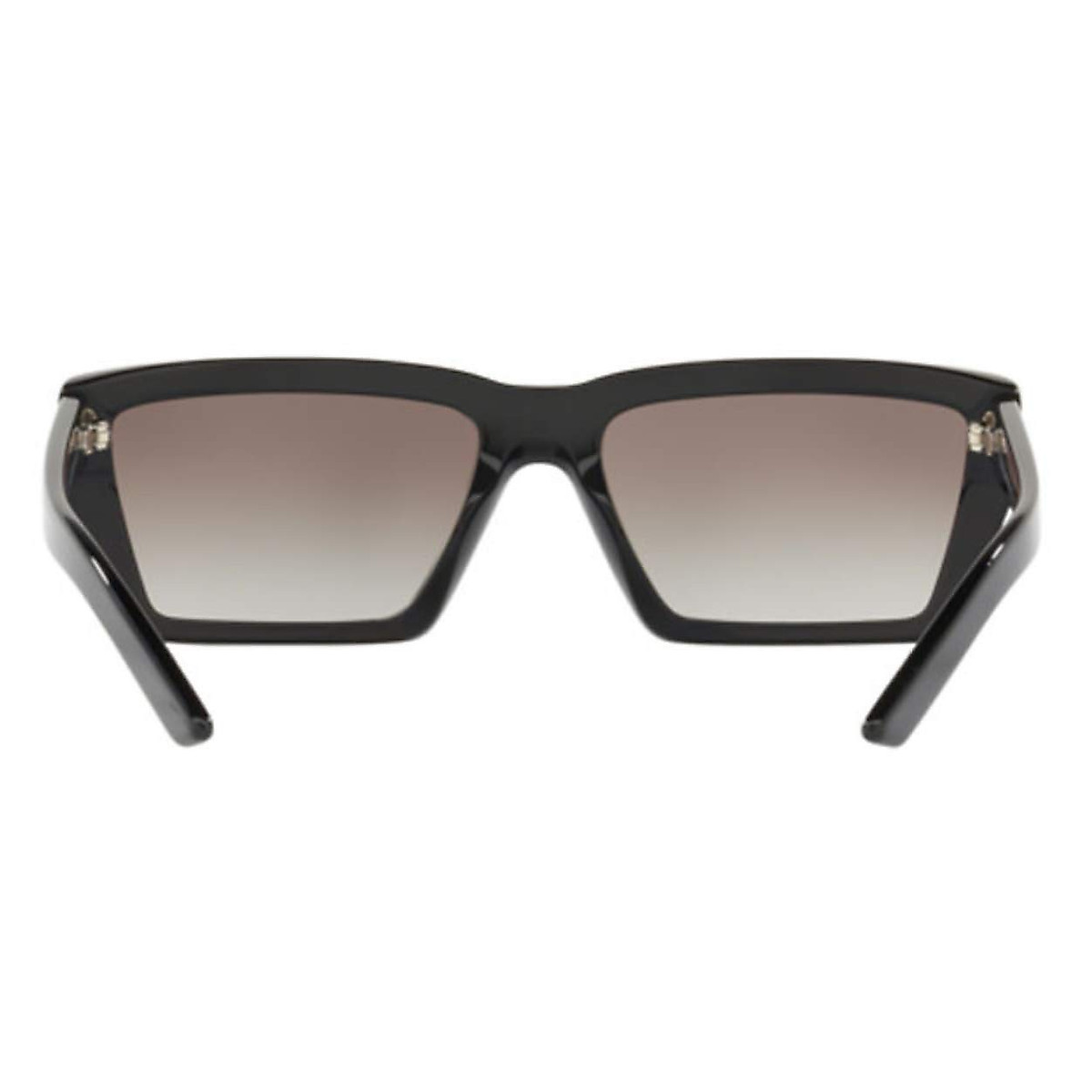 Prada 0PR 04VS Black/Gradient Light Brown/Mirror Gold One Size