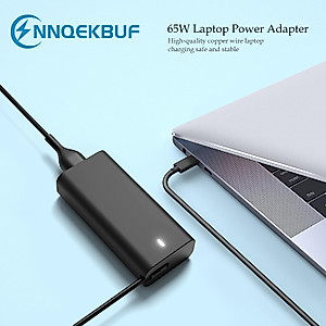 New Slim 65W 60W for DELL Laptop Charger USB C Dell Latitude 5420 5520 5320 5430 5290 7410 7420 Chromebook 3100 XPS All Series Fast Charging Type C Computer Charger Replacement Power Cord AC Adapter