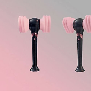 BP Lightstick Concert Battery Operated Official Glow Lamp Hammer Light Stick Fans Gift Hiphop Stick Luminous Toys (Pink, One Size)