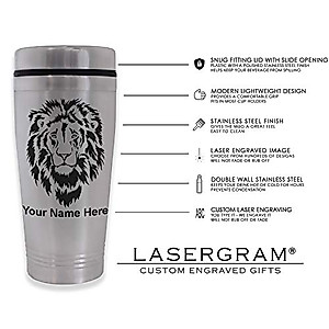 LaserGram 16oz Commuter Mug, Flag of Mexico, Personalized Engraving Included