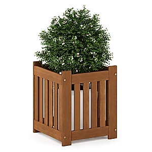 Furinno FG19456 Tioman Hardwood Outdoor Lifestyle Flowerbox, 1-Pack, Natural