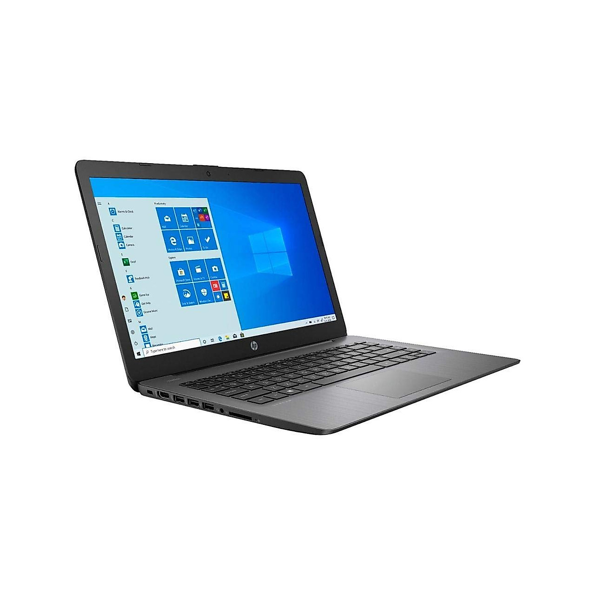 HP Stream 14" HD WLED-backlit Student Laptop, AMD A4-9120e, 4GB DDR4, Radeon R3, 64GB eMMC, Wi-Fi 5 (2x2), Bluetooth 5, Webcam, Windows 10 S, Accessory Bundle, Wireless Mouse, 1-Yr Office 365 Personal
