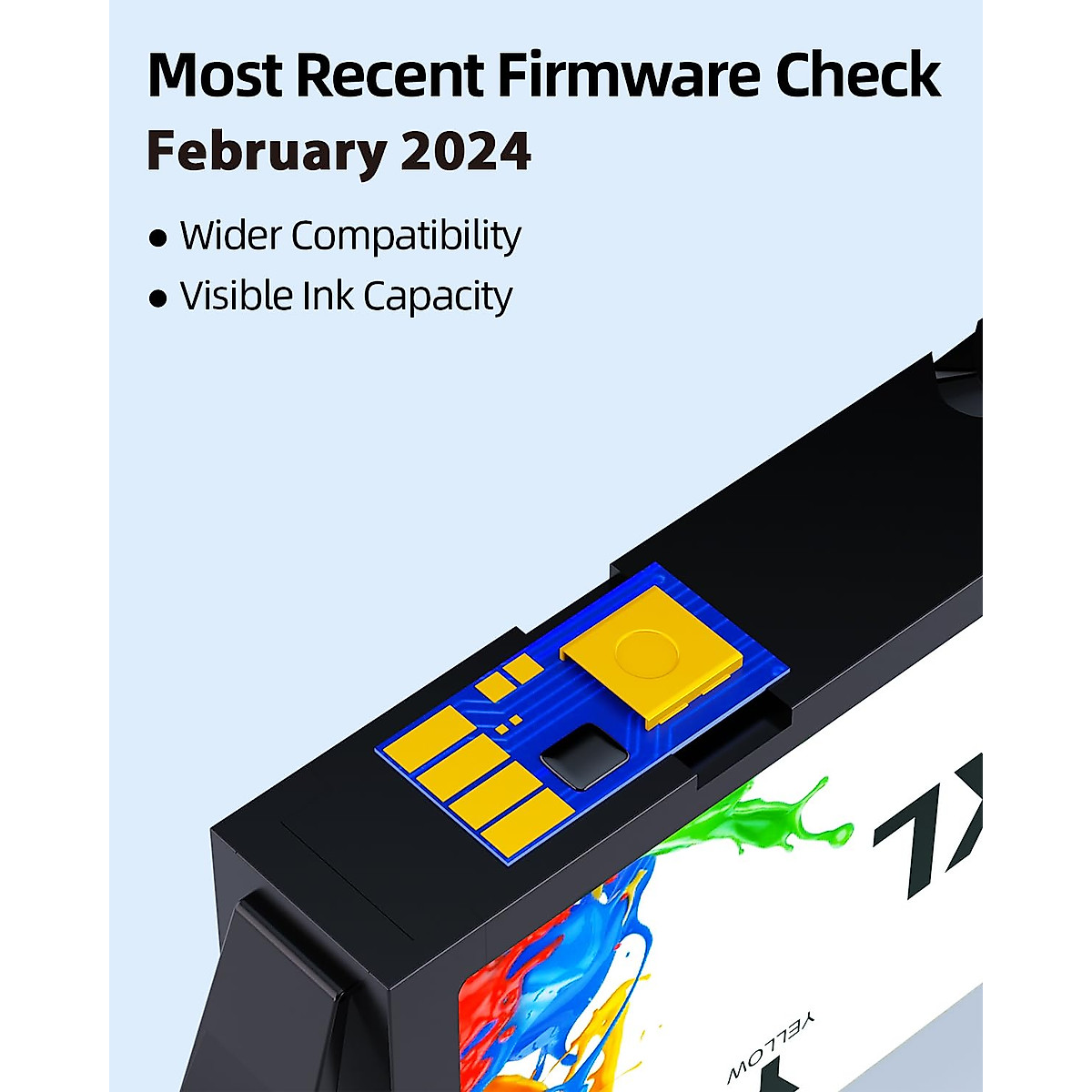 67XL Ink Cartridge Black Color Combo Pack,High-Yield,Replacement for HP 67 XL, 67XL, Works with HP DeskJet 2755e,Deskjet 4155e, 4155, Envy Pro 6455e, hp67xlblk Tricolor Combo Pack