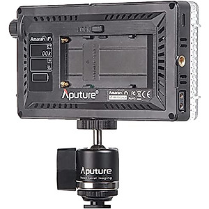 Aputure Amaran MC RGBWW LED On Camera Light Portable Photography Light TLCI/CRI 96+ RGB 0-360 Full Color 3200-6500K Adjustable 0-100% Stepless Dimming with Magnet Adsorption Function,Wireless Charging