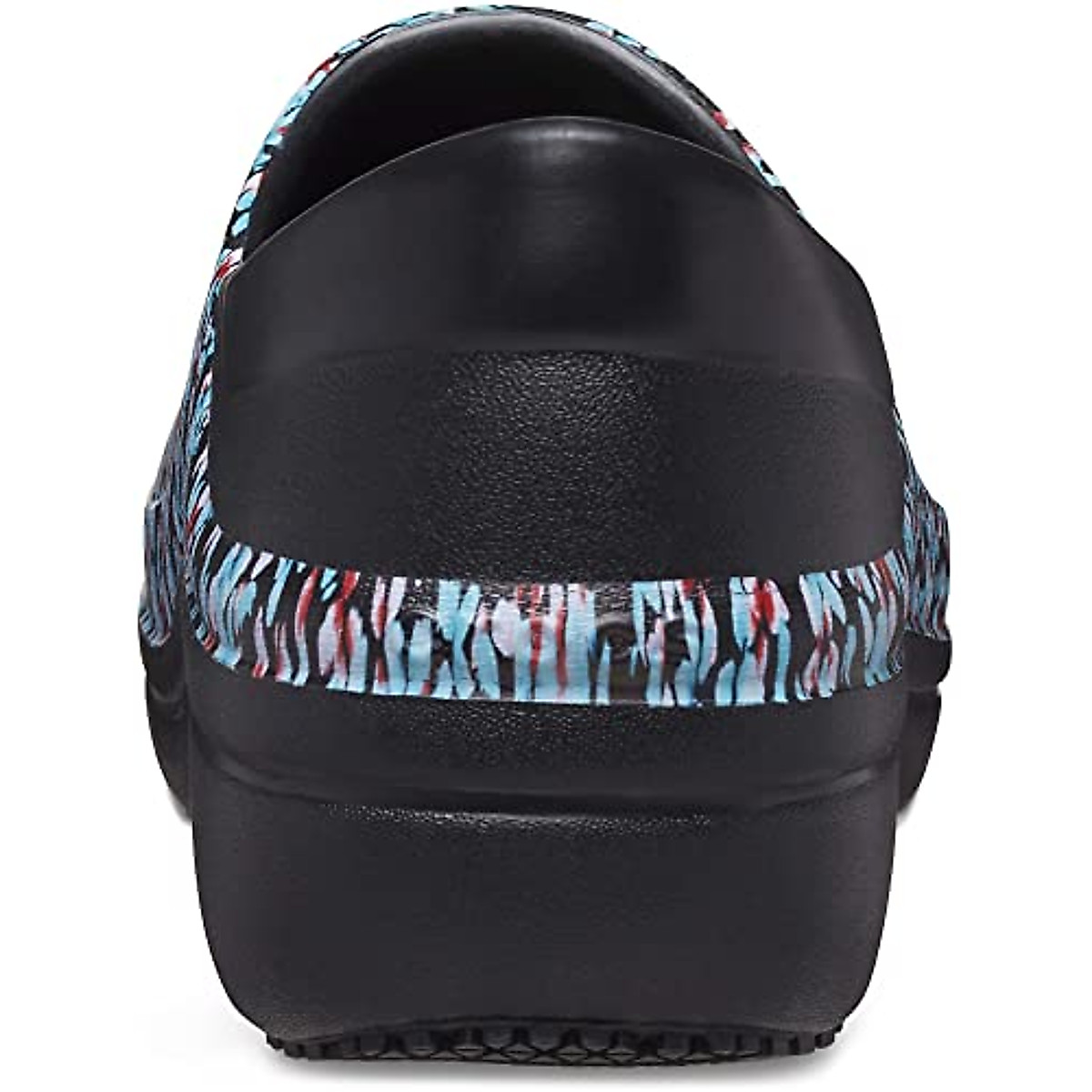 Crocs Women's Neria Pro II Clogs, Slip Resistant Work Shoes, Black/Ice Blue, Numeric_8