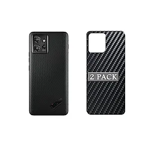 Vaxson 2-Pack Back Protector Film, compatible with Lenovo ThinkPhone by Motorola Moto Black Sticker Skin [ Not Tempered Glass Screen Protectors ]