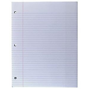 Top Flight Filler Paper, 10.5 x 8 Inches, College Rule, 150 Sheets (12302)