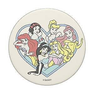 Disney Princess Vintage Princess Group Heart PopSockets Swappable PopGrip