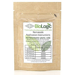 BioLogic Scanmask Beneficial Nematodes, Steinernema feltiae Sf Nematodes for Natural Insect Pest Control (10 Million)