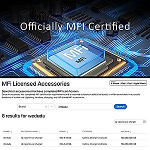 [Apple MFi Certified] Weduda iPhone Car Charger 30W Super Fast Car Phone Charger Cigarette Lighter QC 3.0 Adapter with Build-in 6FT Coiled Lightning Cable for Apple iPhone 14/13/12/11/XR/Max,iPad