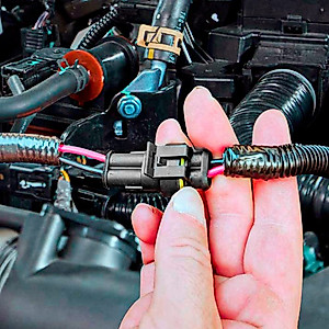 Amliber 798Pcs 43 Kits Waterproof Automotive Wire Connectors With Ratcheting Wire Crimper, 1/2/3/4/5/6 Pin Automotive Electrical Connectors With Wire Crimping Tool Kit