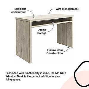 Mr. Kate Winston Desk, 19.7D x 47.6W x 29.2H in, Terrazzo