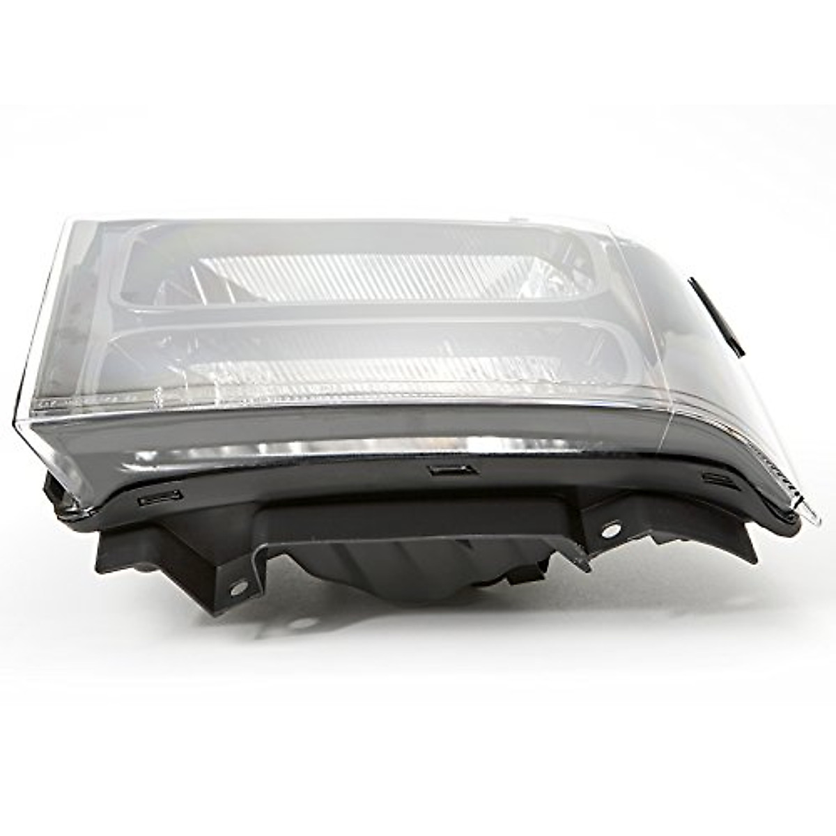 HEADLIGHTSDEPOT Conversion to 05-07 Style Harley-Style Black Housing Halogen Headlights Compatible With Ford Excursion F-250 F-350 F-450 F-550 Super Duty 1999-2007