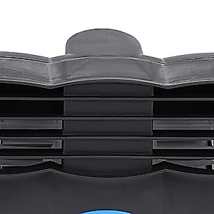 Zerone Car Silent Air Fan, Universal 12V Electric Car Mini Fan Adjustable Speed Silent Air Fan with Cigarette-Lighter Plug for Truck RV SUV ATV, 6.5 x 5.1in