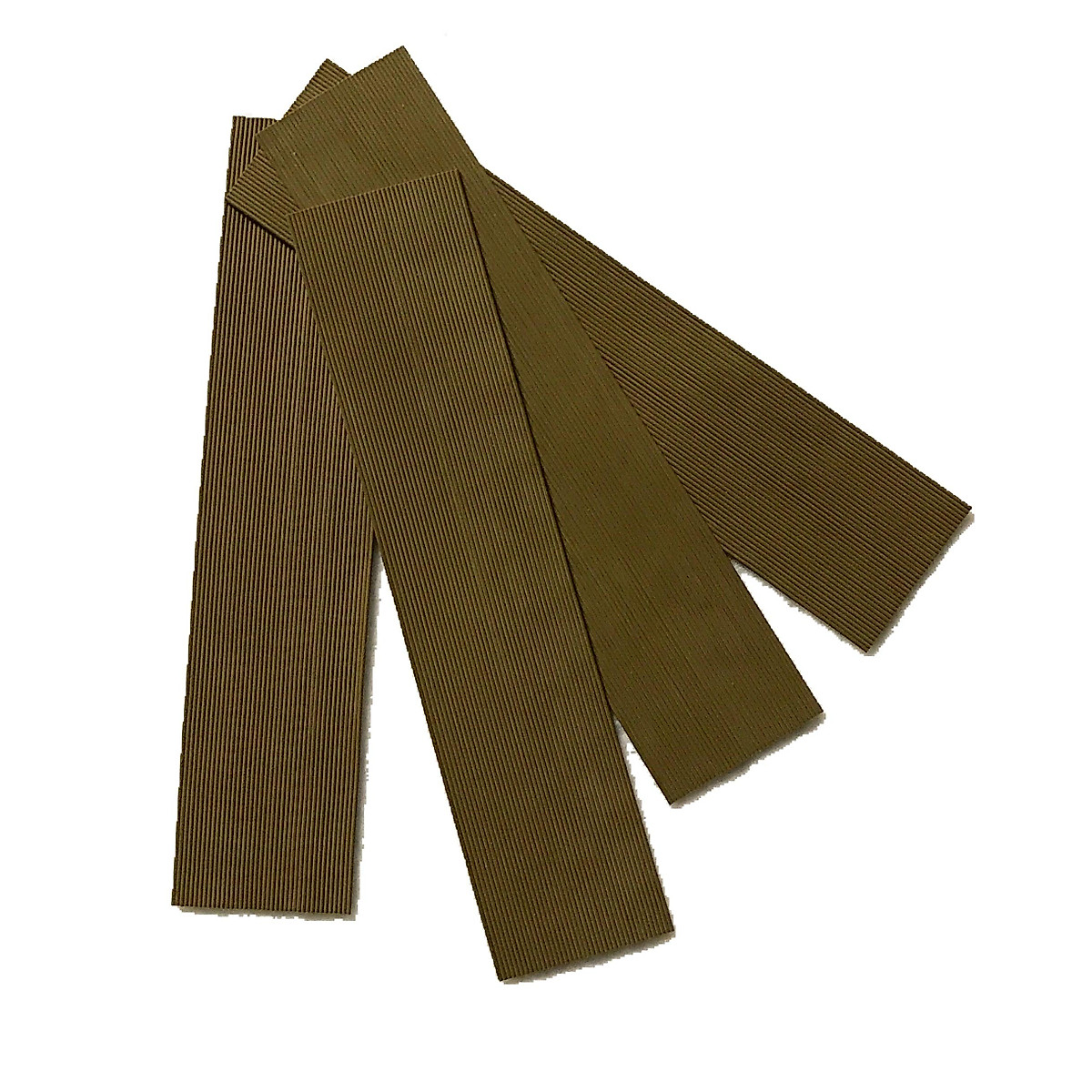 CIR-CUT PREMIUM GEAR Brown Color - Archery Bowstring Whisker String SILENCERS 2 Pair