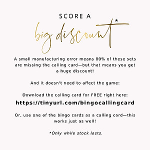 Baby Shower Bingo Game (50 Unique Cards), Pre-Filled, Baby Shower Games, Added Word Scramble (Minimalist)