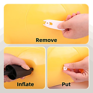 EVERICH TOY Giraffe Bouncy Horse Hopper for Toddlers, Bouncy Animals Jumping Horse, Inflatable Ride on Bouncer Hopping Toys Gifts for Boys Girls 18 Months 2 3 4 5 6 Years Old