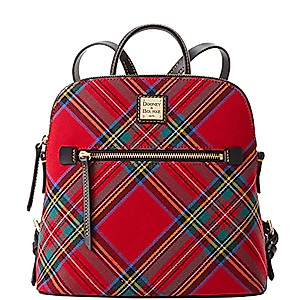 Dooney & Bourke Handbag, Tartan Backpack - Red