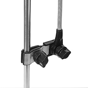 STARRY CITY Chair Umbrella with Universal Adjustable Clamp,46 inch Sun Shade,Clip on Parasol for Patio Chair Beach Chair Wheelchairs Golf Carts (L-Blue)