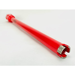 1" Inch Diamond WET Core Drill Bit 1-1/4” Threaded by BLUEROCK Tools for Concrete Rebar Asphalt Brick Rock Masonry Hole Barrel Coring