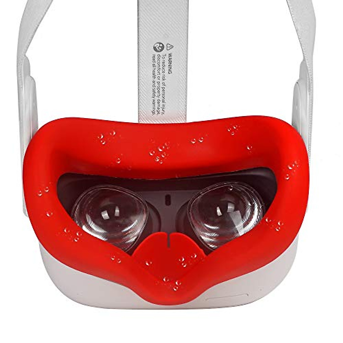 Oculus Quest 2 Silicone Eye Mask Case (red)
