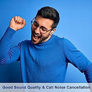 XINLIANG Headphones Wireless Bluetooth, in-Ear Earphones Microphone and Touch Control Call Noise Cancelling Earbuds Wireless and USB-C Charging Headphones Lightweight Earbuds with iPhone Android, PC