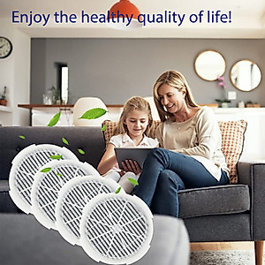 Ontheone True HEAP Filter Replacement Compatible with Frida Baby 3-in-1, RIGOGLIOSO and JINPUS GL2103 and LTLKY 900S, 2 in 1 True HEPA Filters and Activated Carbon Filters (4 Pack)