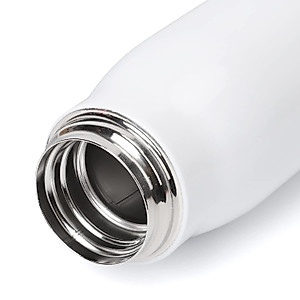 NICEMER Water Bottle, Small Water Bottles, Stainless Steel Insulated Bottle with Strap Lid, Triple-Layered Vacuum Reusable