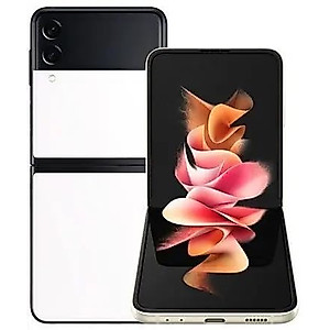 SAMSUNG Galaxy Z Flip 3 5G, US Version, 256GB, White - Unlocked (Renewed)