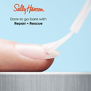 Sally Hansen® Repair + Rescue, Insta-Smooth Ridge Filler, Contains Hyaluronic Acid, Conceals Nail Imperfections, Smoothens Nail
