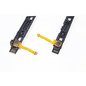 Zoozie LA Replacement Right Left L R Slider Rail with Flex Cable Fix Part for Nintendo Switch NS NX Joy-Con Console (Left+Right)