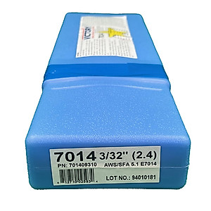 STARTECHWELD 7014 Welding Rod 3/32", E7014 Stick Welding Electrodes 10Lbs Stable Arc E7014 3/32" - (3/32" 10 Pound Box)