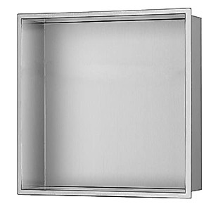 PULSE ShowerSpas NI-1212-SSB Niche in Brushed Stainless Steel