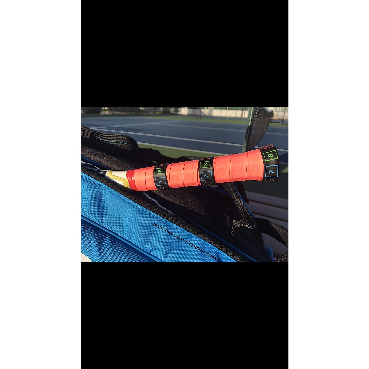 The Tennis Grip Guide by Tennisbuilder | Designed for Adults and Kids Tennis Racket | from Advanced to Beginner Tennis Players (Small, 3 Pack)