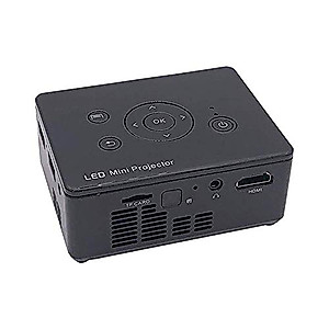 DROOS Mini Projector Bluetooth 4.0 Dual WiFi DLP Projector 854x480 3000 Lumens LED Projector Mini Home Theater Portable Projector (projectors)