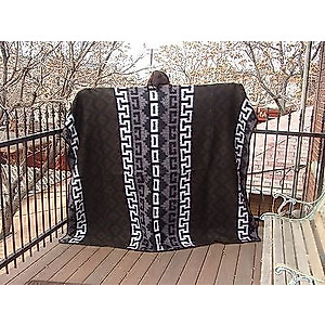 Wholesale Pack Three Blanket Throw Geometric Brushed Alpaca Recycled Wool Fibers