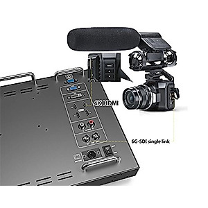 Lilliput BM230-6G 23.8" 3840x2160 4K 6G SDI Ultra HD Monitor Carry-on Aluminum Case Broadcast Quad Screen Multiviewer Monitor