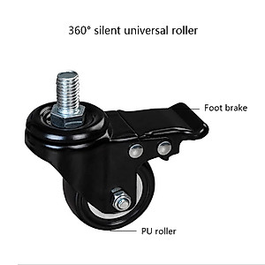 Monitor Arms & Monitor Stands Triple Monitor Mobile Cart Floor-standing Monitor Stand with Keyboard and Host Bracket Adjustable Monitor Stand Mount, Each Arm Holds Up to 22 Lbs Adjustable Arms Monitor