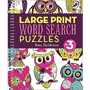 Large Print Word Search Puzzles 3 (Volume 3)