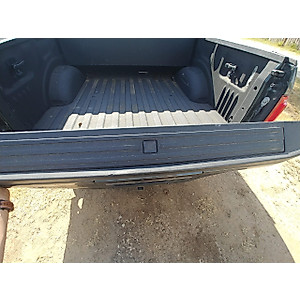 ECOTRIC Center Tailgate Cap Pad Molding Trim W/Release Button Fit for 2015 2016 2017 2018 2019 2020 Ford F-150 F150 Replace for FL3Z9940602B Flexible Flex Step