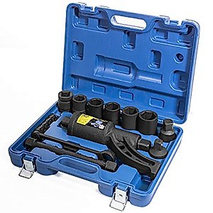 XtremepowerUS Torque Wrench Labor Saving Lug Nut Wrench/Multiplier w/Cr-v Socket (Torque Wrench W/ 8pc Socket Set)