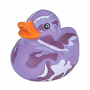 Camouflage Rubber Duck Toy Duckies for Kids, Bath Birthday Gifts Baby Showers Summer Beach and Pool Activity, 2"
