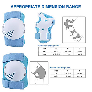 ArgoHome Kids Protective Gear Knee Pads Elbow Pads for Kids, Toddler Knee Pads and Elbow Pads Set Wrist Guards for Roller Skate Biking, Riding, Cycling Skating Scooter