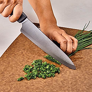 Kyocera Innovation Series Ceramic 7" Professional Chef's Knife with Soft Touch Ergonomic Handle-Black Blade, Black Handle