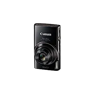 Canon PowerShot ELPH 360 Digital Camera w/ 12x Optical Zoom and Image Stabilization - Wi-Fi & NFC Enabled (Black) (Renewed)