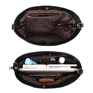 Montana West Tote Bag for Women Zipper Large Tote Purse Adjustable Strap Work Top Satchel Handbag Shoulder Hobo