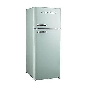 Frigidaire EFR753-MINT 2 Door Apartment Size Refrigerator with Freezer, 7.5 cu ft, Retro, Mint