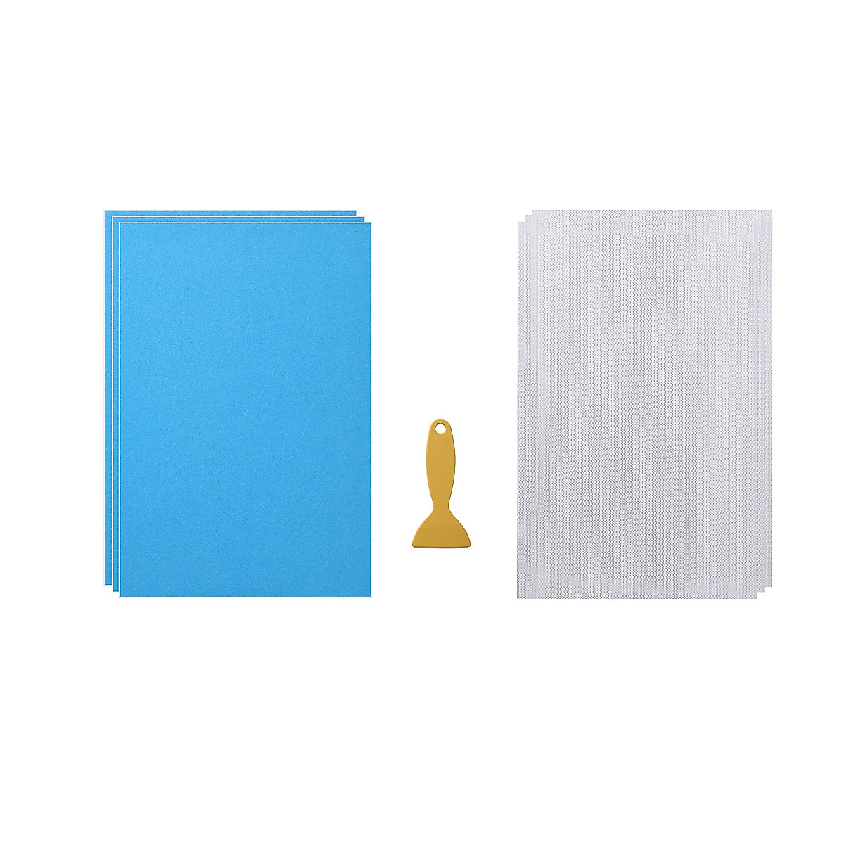 Rhinestone Flock Rhinestone Template Stencil for Hotfix Rhinestones Magic Flock Plus Rhinestone Flock 12"x8" 3 Sheets with 3 Sheets Hotfix Rhinestone Tape