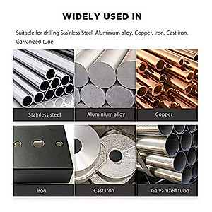 LudoPam 3/32 Inch Cobalt Drill Bit Set, M35 HSS Twist Jobber Length for Hardened Metal, Stainless Steel, Cast Iron, Pack of 10