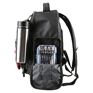 Olympia Tools Tool Backpack, Moulded Waterproof Base, Padded Shoulder Straps, Breathable Padded Back for Comfort